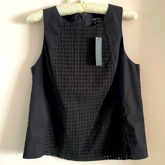 Theory | Tops | New Theory Eyelet Tank | Poshmark